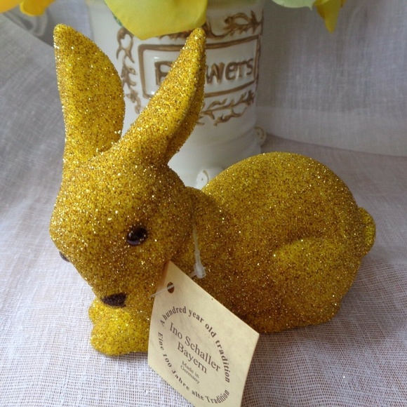 Ino Schaller | Holiday | Ino Schaller Bayern Beaded Bunny Rabbit Figure ...